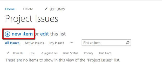 Working With Issue 🐞 Tracking List In SharePoint